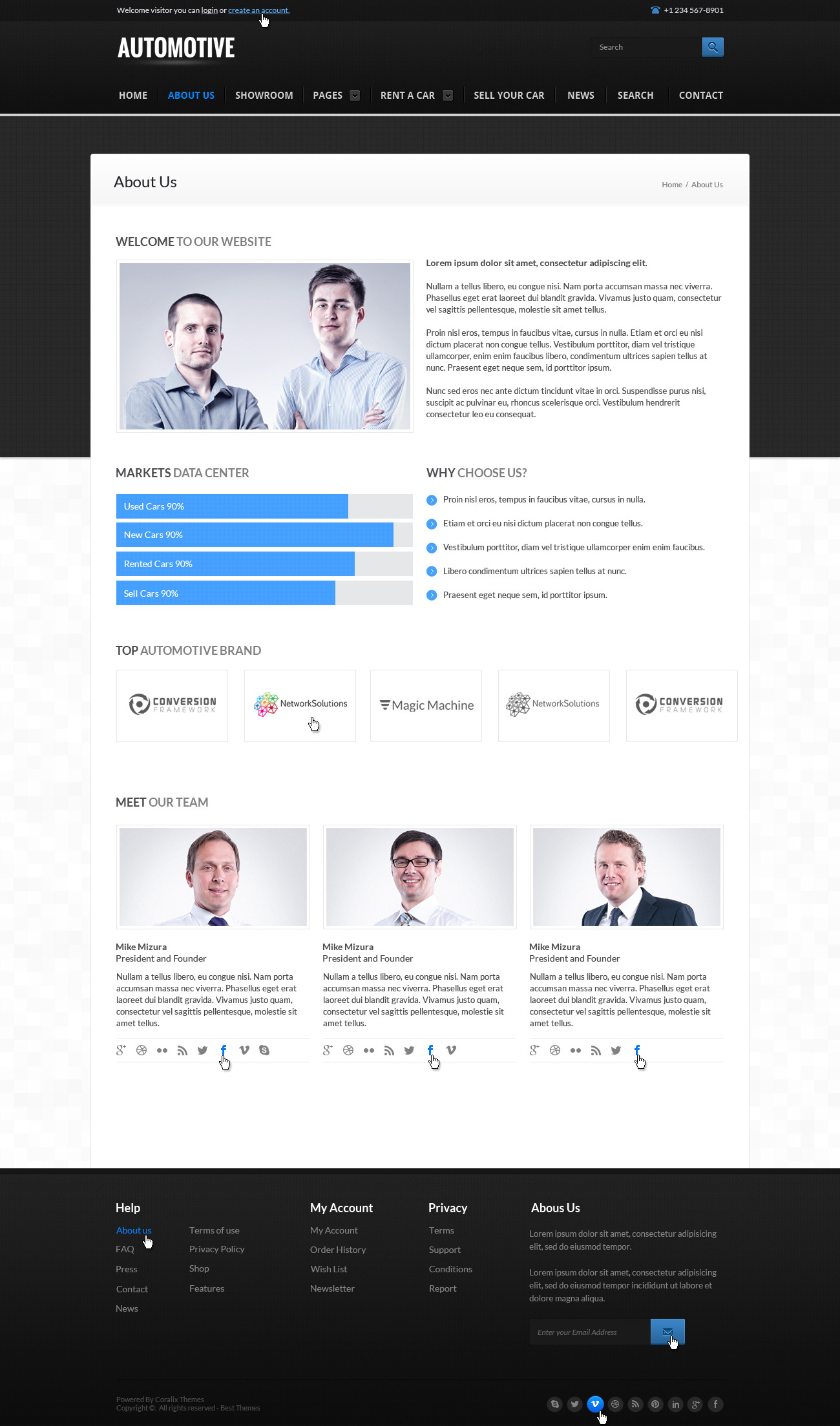 Automotive Cars Dealer Responsive HTML5/CSS3 by CoralixThemes | ThemeForest